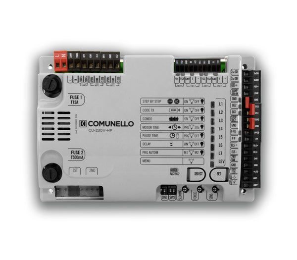 QUAD-230V-HP - Control panel in grey enclosure – IN2 Access & Control Ltd