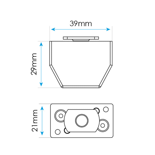 MAS 1 Modular Approach Stopper Pair – IN2 Access & Control Ltd