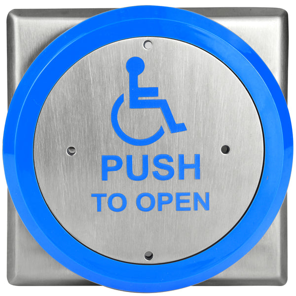 Stainless Large 360° DDA Push to Open Button (Requires Back Box) – IN2 ...
