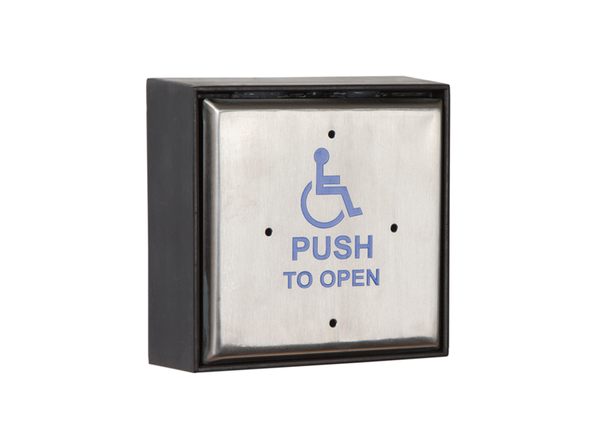 Stainless Large 360° DDA Push Plate (Inc. Back Box) – IN2 Access ...